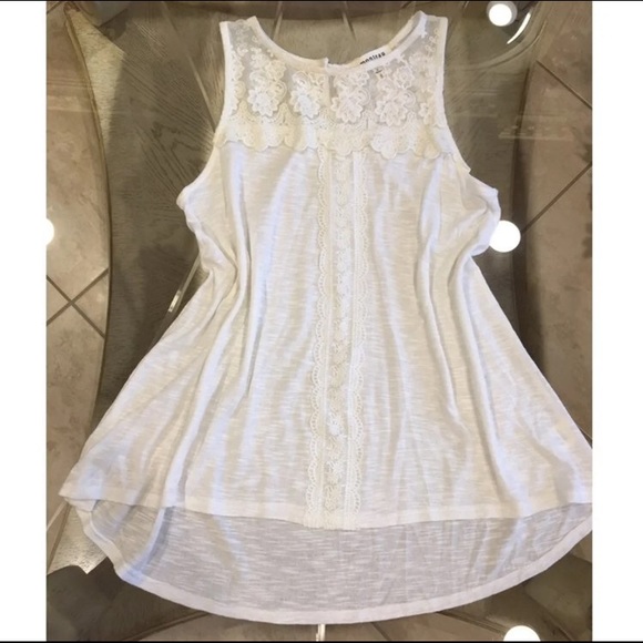 Monteau | Tops | Monteau White Tank | Poshmark